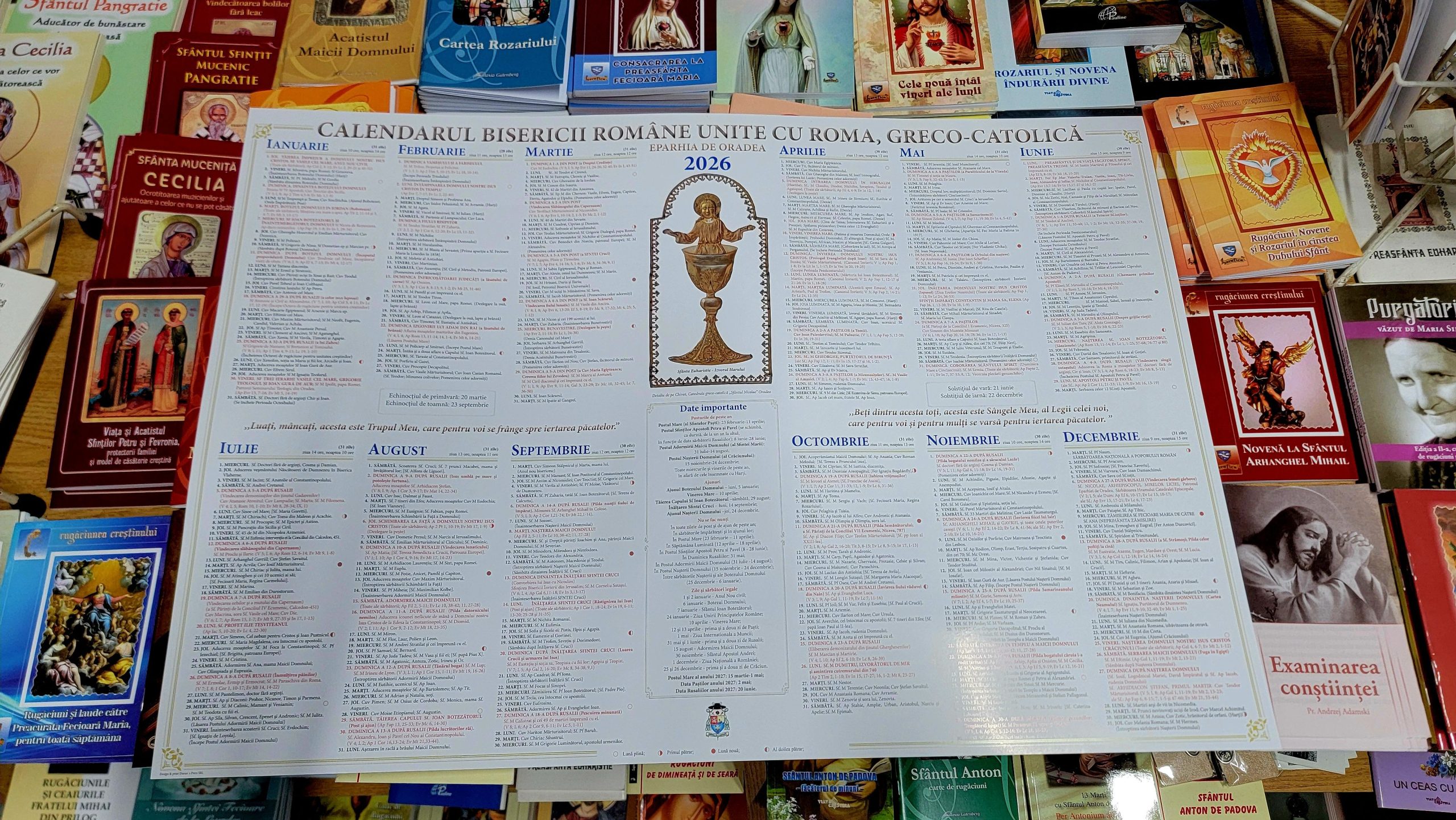 A apărut calendarul şi agenda liturgică pentru anul 2026 - Episcopia ...