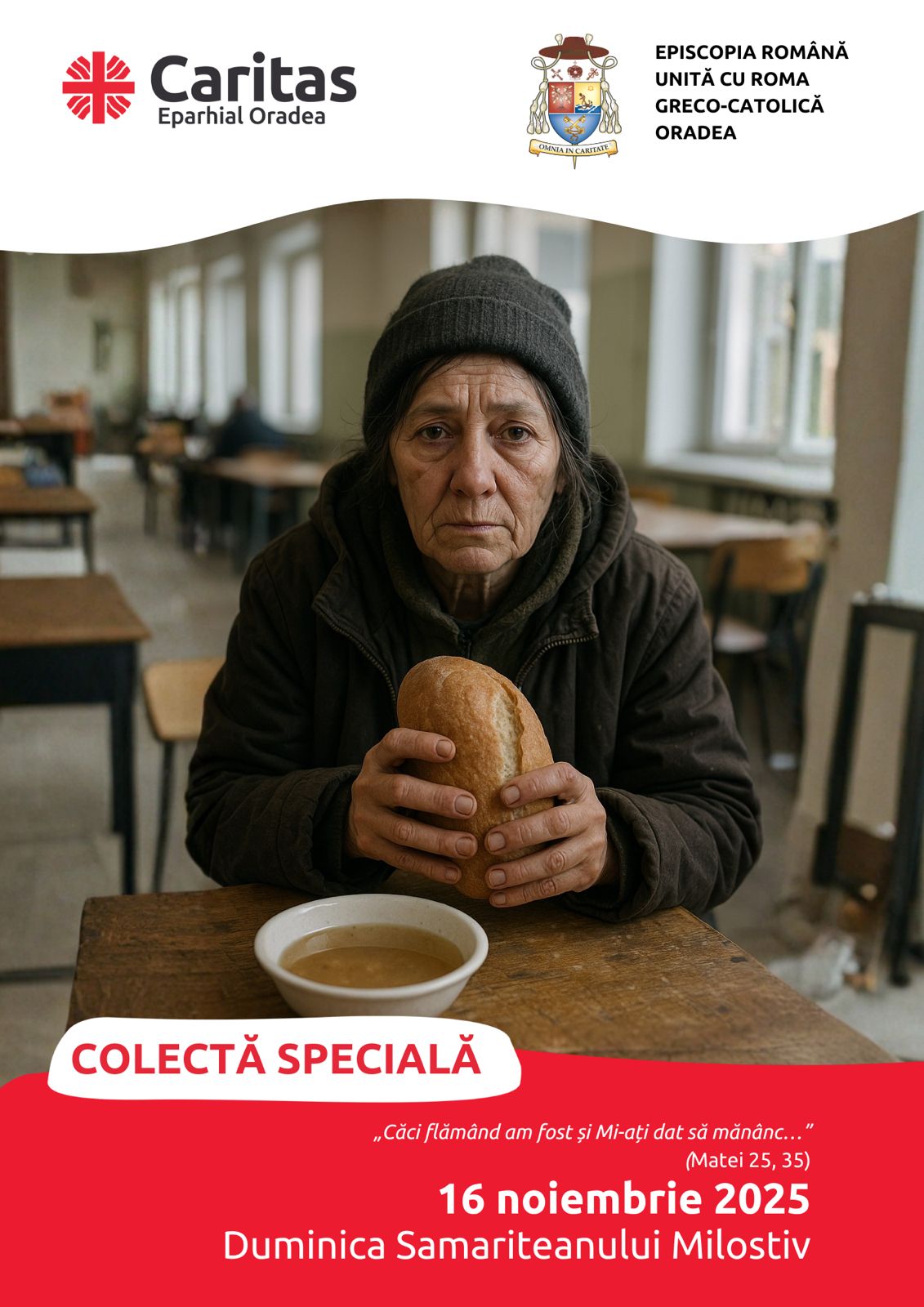 Colectă specială organizată de Asociația Caritas Eparhial Oradea ...