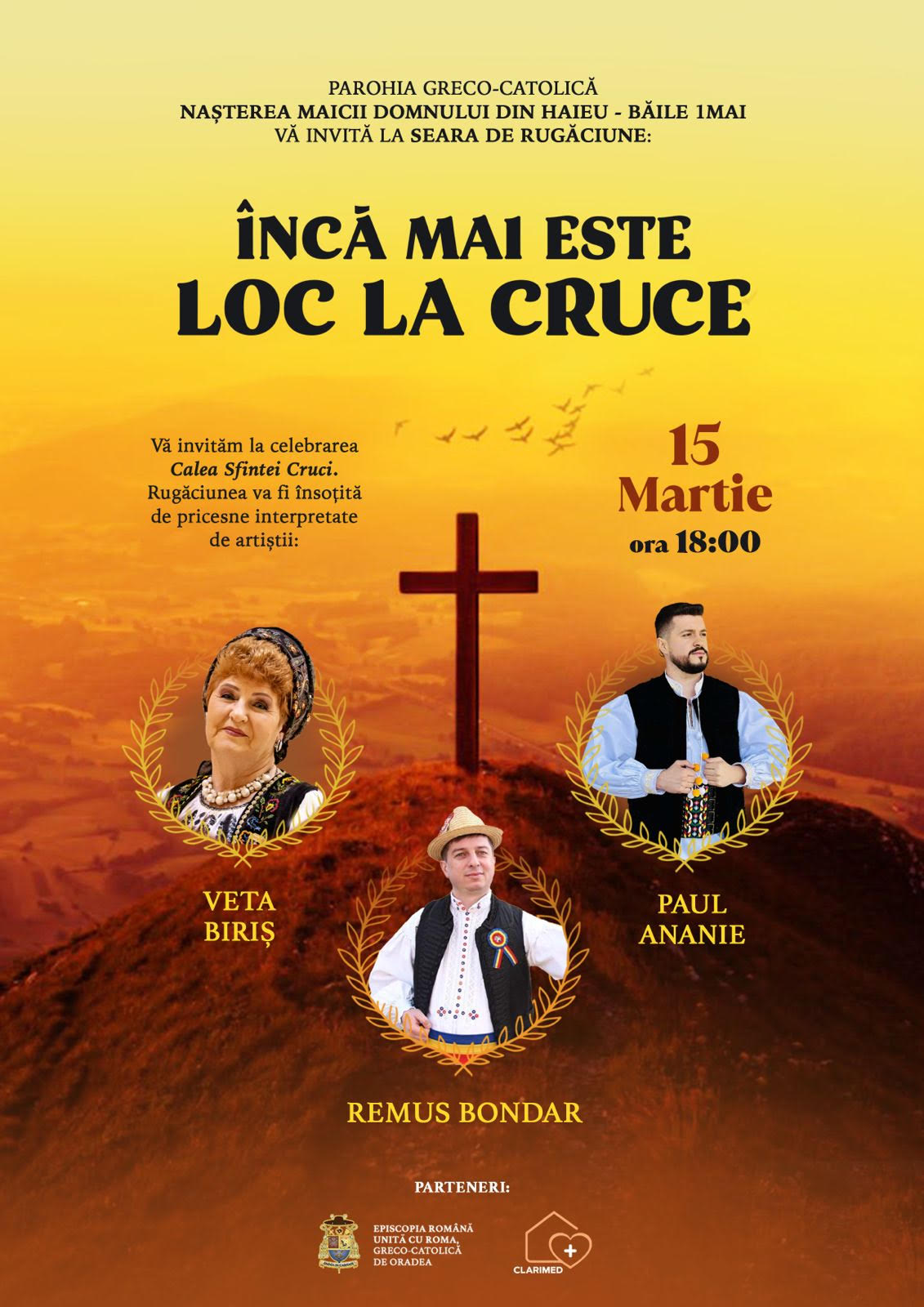 Invitație | Seară de rugăciune „Încă mai este loc la Cruce” - Episcopia ...